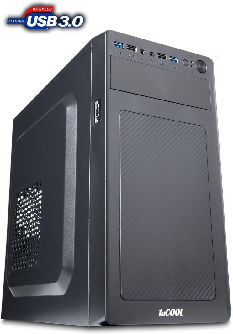 1stCOOL STEP 3 ver.3, Micro Tower, čierna | VÝPREDAJ