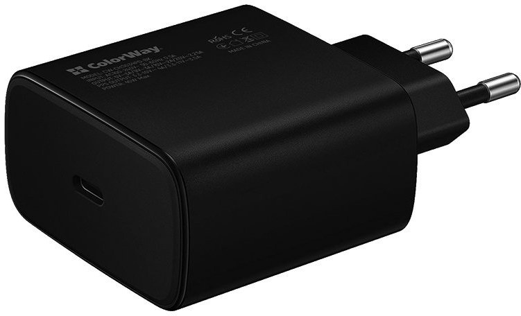 AC nabíjačka ColorWay s Power Delivery port PPS USB Type-C, 45W, čierna ...