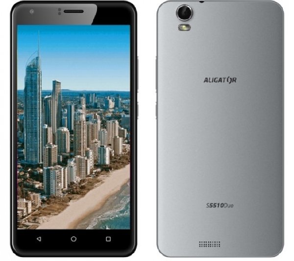 ALIGATOR S5510 Duo HD IPS, sivý, puzdro zdarma - mobil | VÝPREDAJ