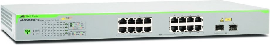Allied Telesis AT-GS950/16PS-50, 16xGE, 2xSFP, PoE+ | VÝPREDAJ | Datacomp.sk