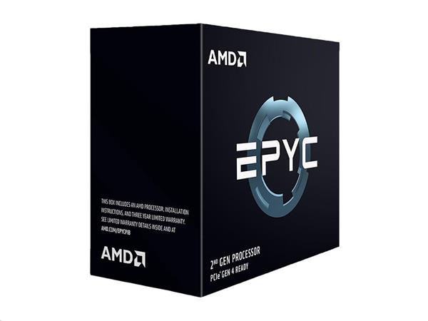 AMD CPU EPYC 7002 Series 32C/64T Model 7502P (2.5/3.35GHz Max Boost,128MB, 180W, SP3) Box - procesor