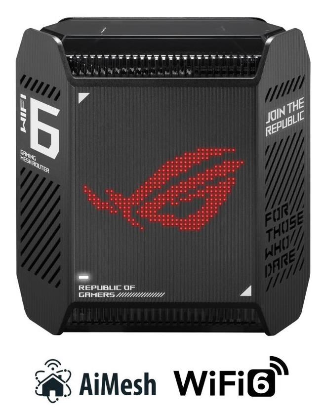 ASUS GT6 AX10000 ROG Rapture, Wifi 6 Tri-band Gaming Mesh System, 1 ...