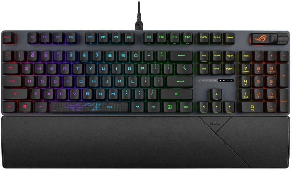 Asus ROG STRIX SCOPE II, mechanická klávesnica, CZ/SK, čierna