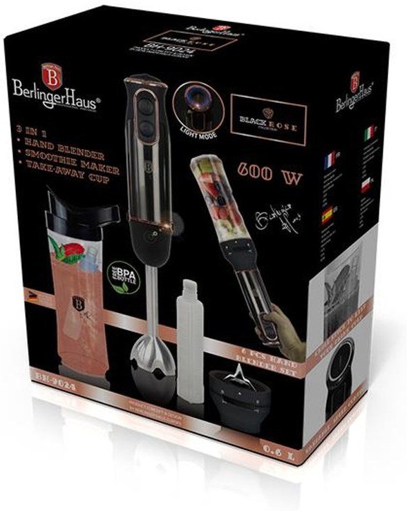 Berlinger BH-9024, Rose Gold, ručný mixér | VÝPREDAJ | Datacomp.sk