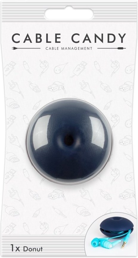 Cable Candy Donut káblový organizér, modrý | Datacomp.sk