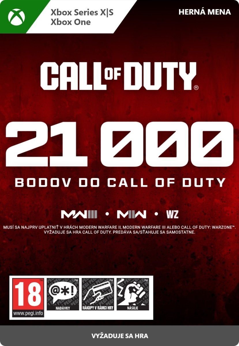 Call of Duty, 21000 Points, pre Xbox | Datacomp.sk