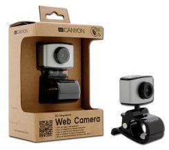 Canyon Green Series Web Camera CNF-WCAM02B, CMOS, 1,3 MPixel, USB, vst ...