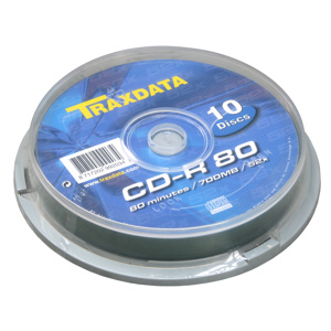 CD-R Traxdata 10 pack 52x/700MB | Datacomp.sk