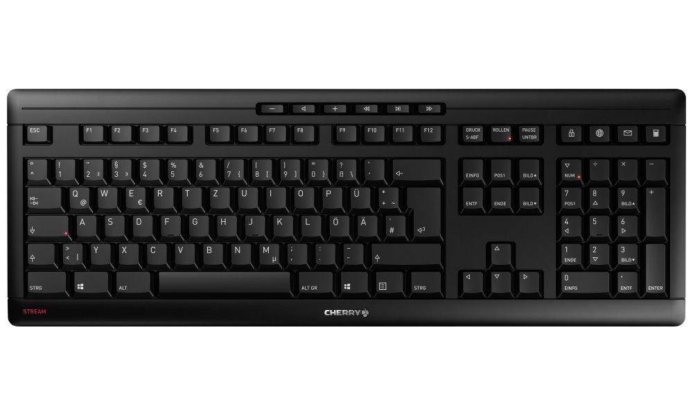 CHERRY klávesnica STREAM Wireless, CZ+SK layout | VÝPREDAJ