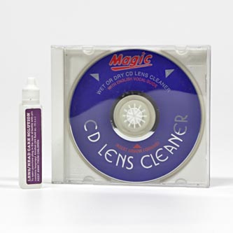 Čistiace CD&DVD, čistič šošovky, mokrý proces čistenia, 10 jazykov ...