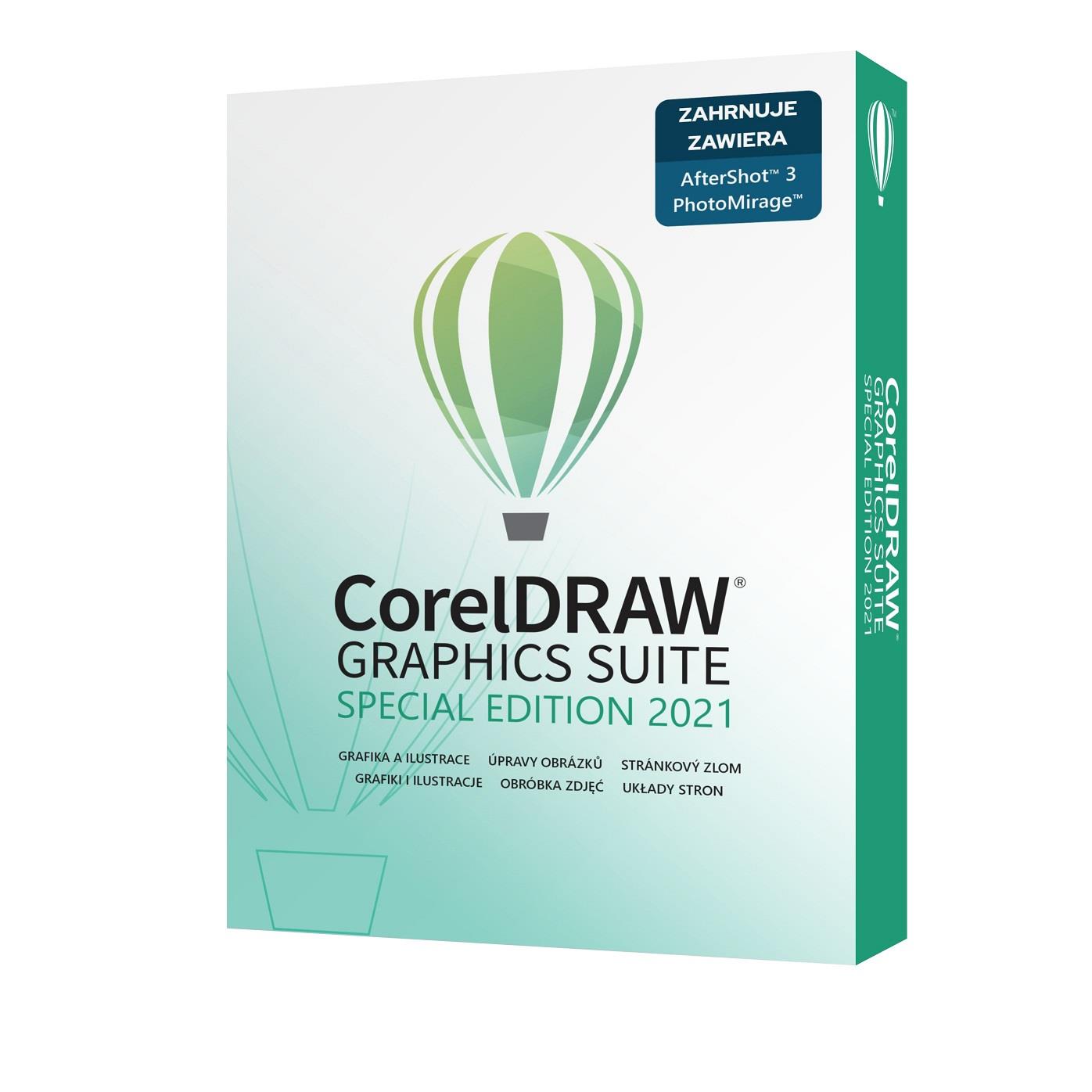 CorelDRAW Graphics Suite Special Edition 2021 CZ/PL BOX | VÝPREDAJ