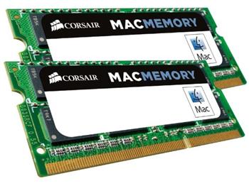Corsair Mac Memory 1333MHz, SODIMM DDR3 16GB (Kit 2x8GB) CL9 (pre Apple NTB) | VÝPREDAJ