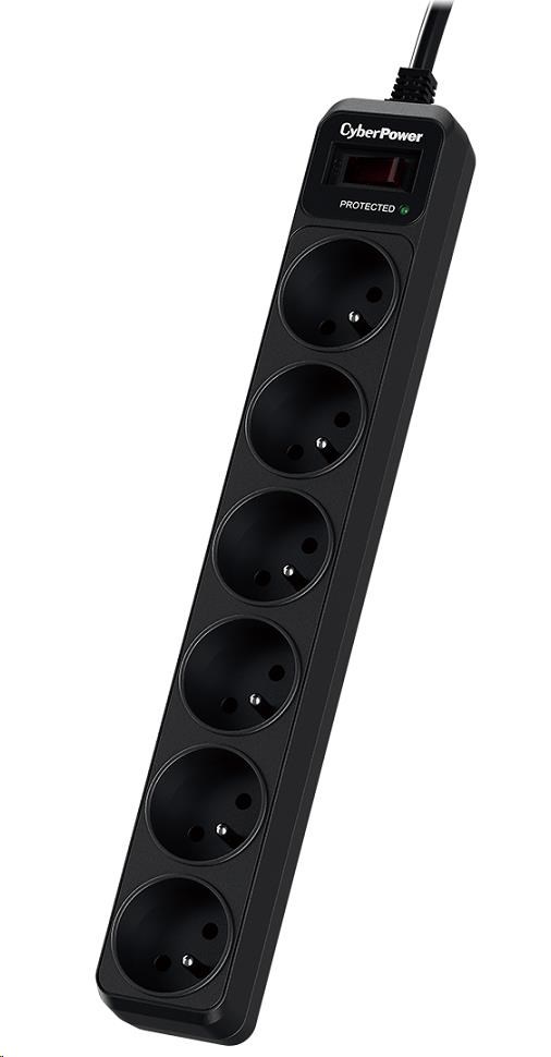 CyberPower Surge Buster 6 zásuvek, 1.8m | Datacomp.sk