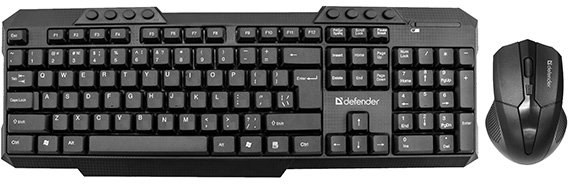 Defender Jakarta C-805, set klávesnica s bezdrôtovou myšou, US | VÝPREDAJ
