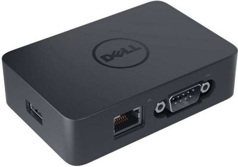 Dell Legacy LD17, USB-C / USB 3.0, adaptér, čierny
