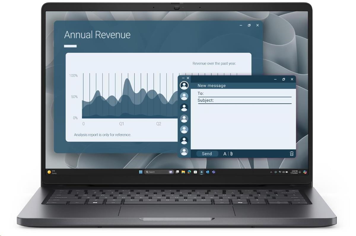DELL NTB Pro 14 PC14255/AMD Ryzen AI 7 350/16GB/512SSD/14" FHD+ /IR Cam ...