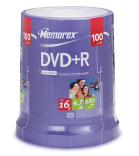 DVD+R Memorex 100 pack 16X/4.7GB | VÝPREDAJ | Datacomp.sk