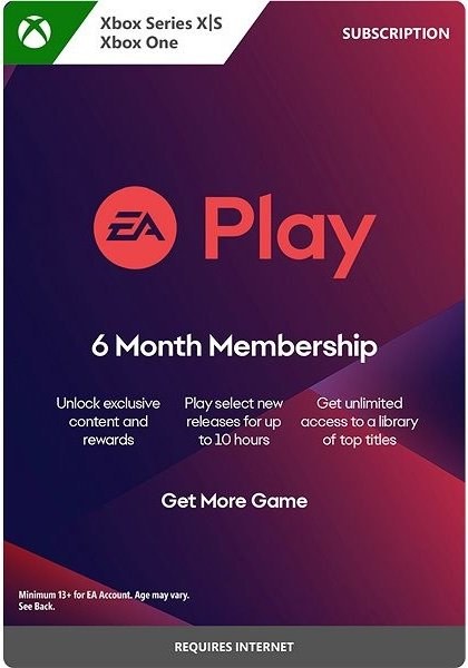 EA Play: 6 Month Subscription | Datacomp.sk