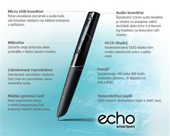 ECHO™ SmartPen 8GB | Datacomp.sk