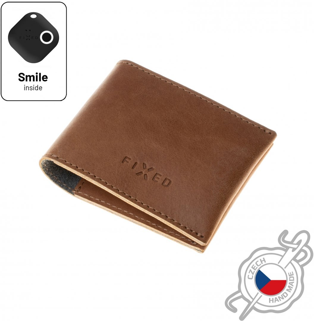 Fixed Smile Wallet kožená peňaženka so smart trackerom Fixed Smile PRO ...