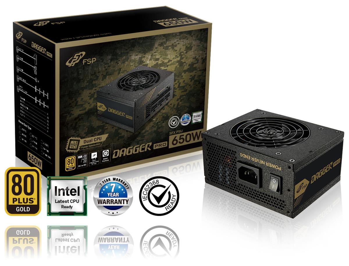 FSP Dagger Pro, 650W, SFX, Gold, modular | Datacomp.sk