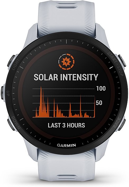 Garmin Forerunner 955 Solar, Whitestone - BUNDLE HRM Pro, biele | VÝPREDAJ