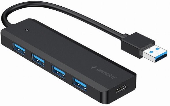 Gembird USB 3.1, 4-port hub, čierny | Datacomp.sk