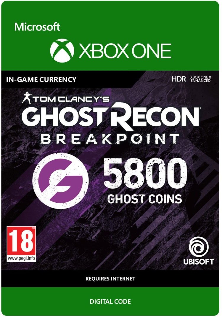 Ghost Recon Breakpoint: 4800 (+1000 bonus) Ghost Coins