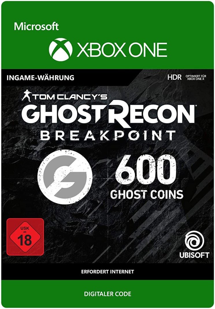 Ghost Recon Breakpoint: 600 Ghost Coins | Datacomp.sk
