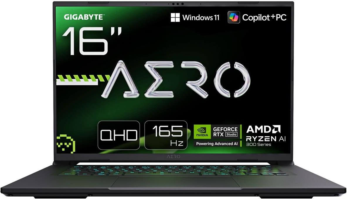 Gigabyte AERO/X16 1VH93CZC94AH/AI7-350/16"/2560x1600/16GB/1TB/RTX 5060 ...