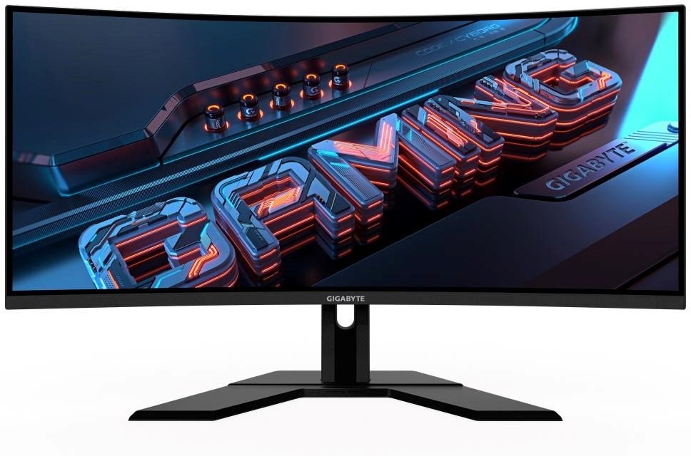 GIGABYTE LCD - 34" Gaming monitor G34WQCP, Prohnutý VA1500R, 3440x1440 ...