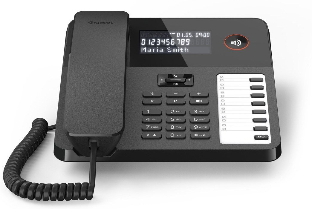 Gigaset DESK 600 Black, stolný telefón | Datacomp.sk