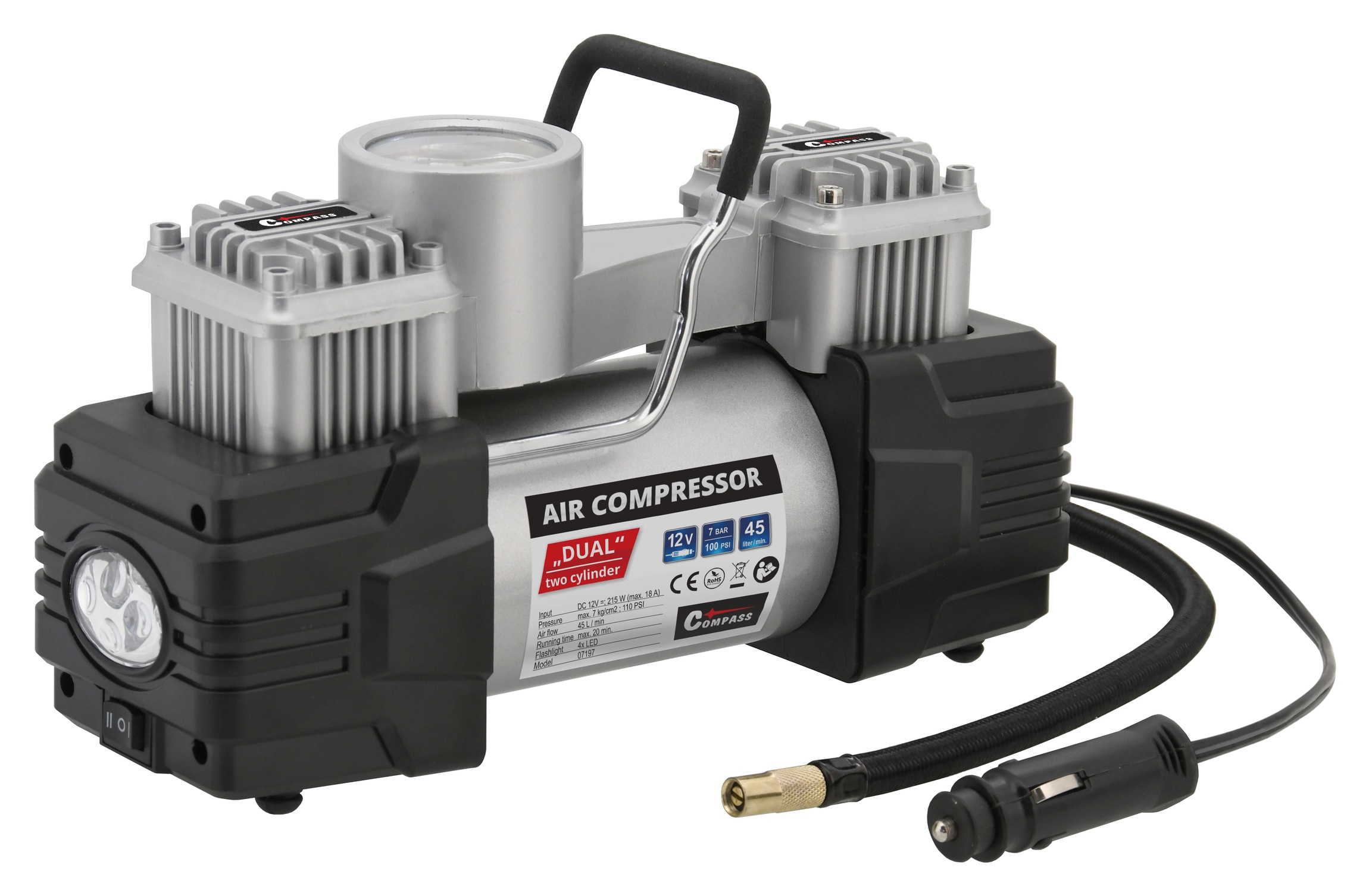 Kompresor Compass DUAL 12V | Datacomp.sk