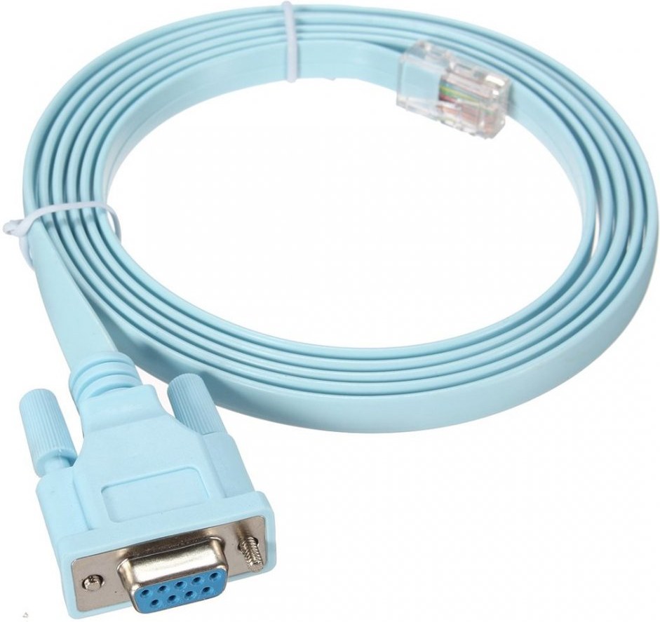 Cisco CAB-CONSOLE-RJ45= (6ft with RJ45 and DB9F) | VYPREDAJ | Datacomp.sk