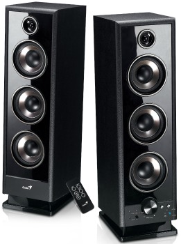 Reproduktory GENIUS SP-HF 2020 wood 60W black | VYPREDAJ | Datacomp.sk