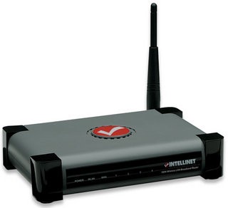 Intellinet Wireless 150N 4-Port Router,150 Mbps, QoS, 4-Port 10/100 Mb ...
