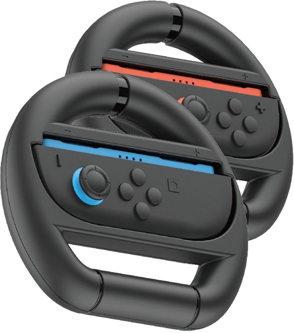 iPega SW2054 Racing Wheel pre JoyCon ovládače Nintendo Switch 2, čierny
