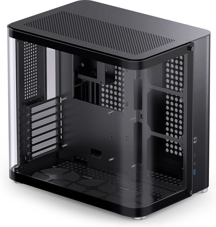 Jonsbo TK-2 2.0 Midi Tower, temperované sklo, čierna