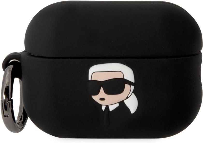 Karl Lagerfeld 3D Logo NFT Karl Head silikónové puzdro pre Airpods Pro ...