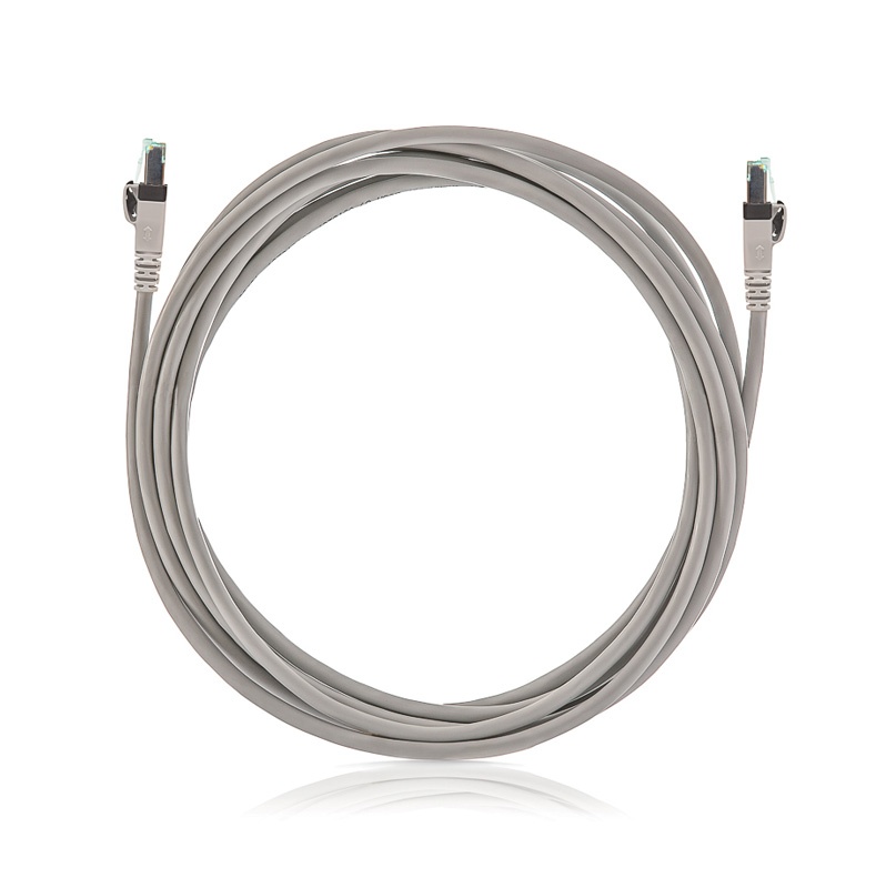 Keline patch kábel Cat 6A, STP, HD, LSOH, 15m, šedý