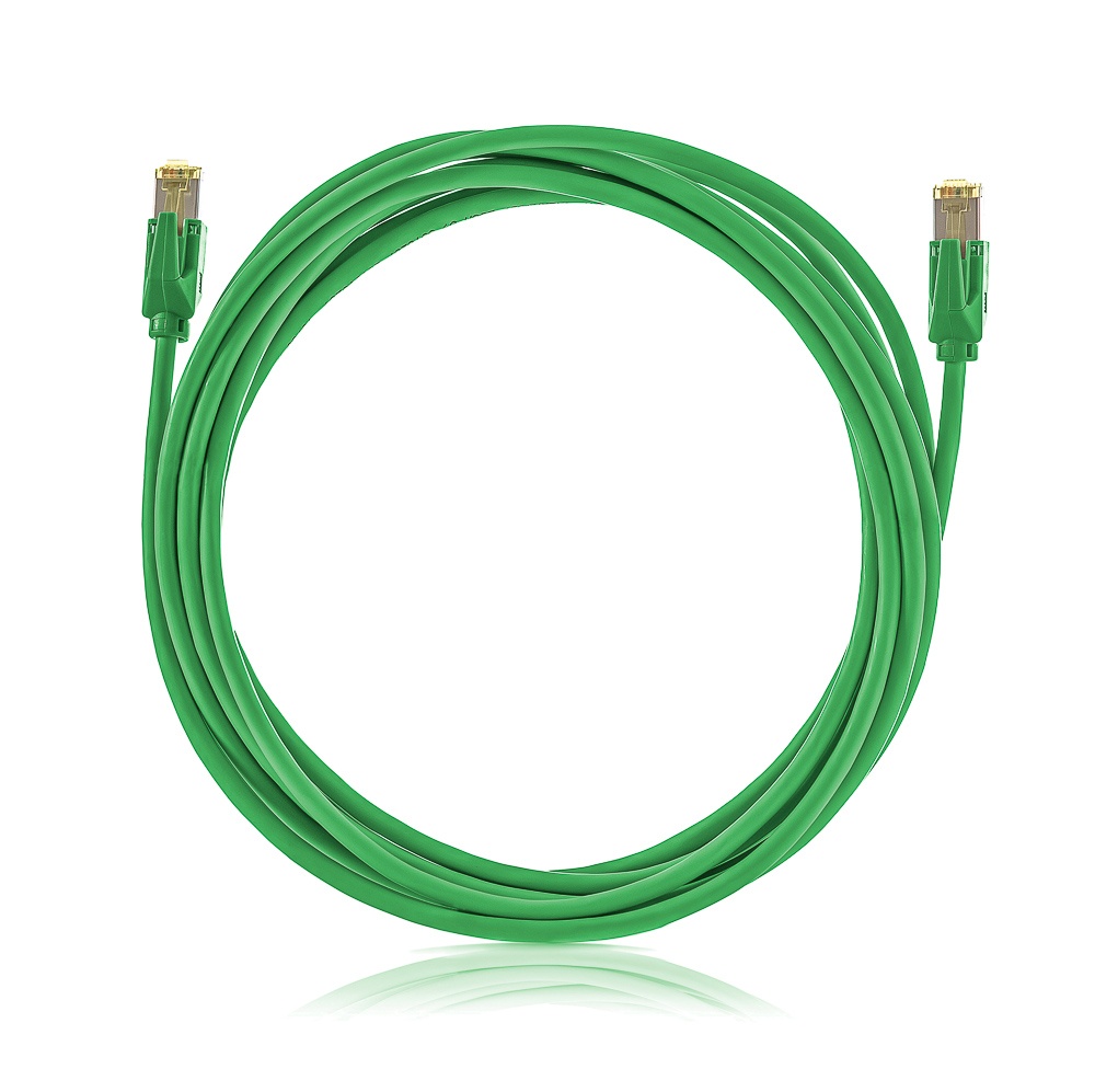 Keline patch kábel Cat 6A, STP, LSOH, 12m, zelený