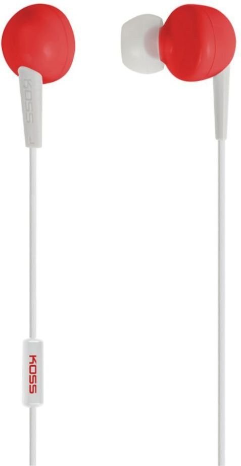 Koss KEB 6i, slúchadlá, červené | VÝPREDAJ | Datacomp.sk