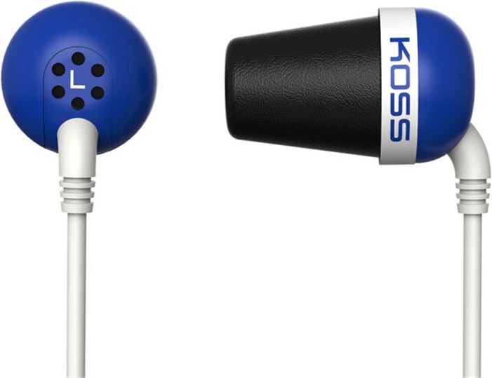 Koss Plug Color, slúchadlá, modré | VÝPREDAJ | Datacomp.sk