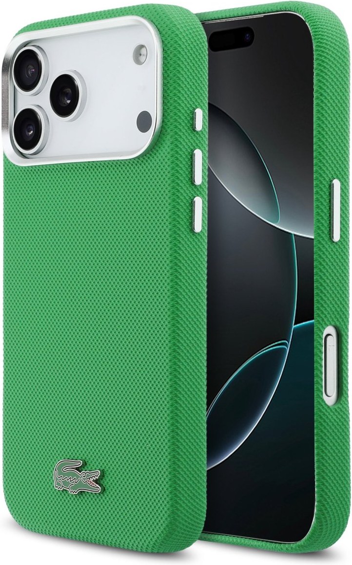 Lacoste PVC Iconic Petit Pique Metal Logo MagSafe kryt pre iPhone 17 ...
