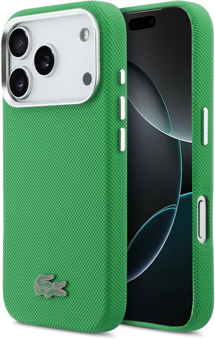 Lacoste PVC Iconic Petit Pique Metal Logo MagSafe kryt pre iPhone 17 ...