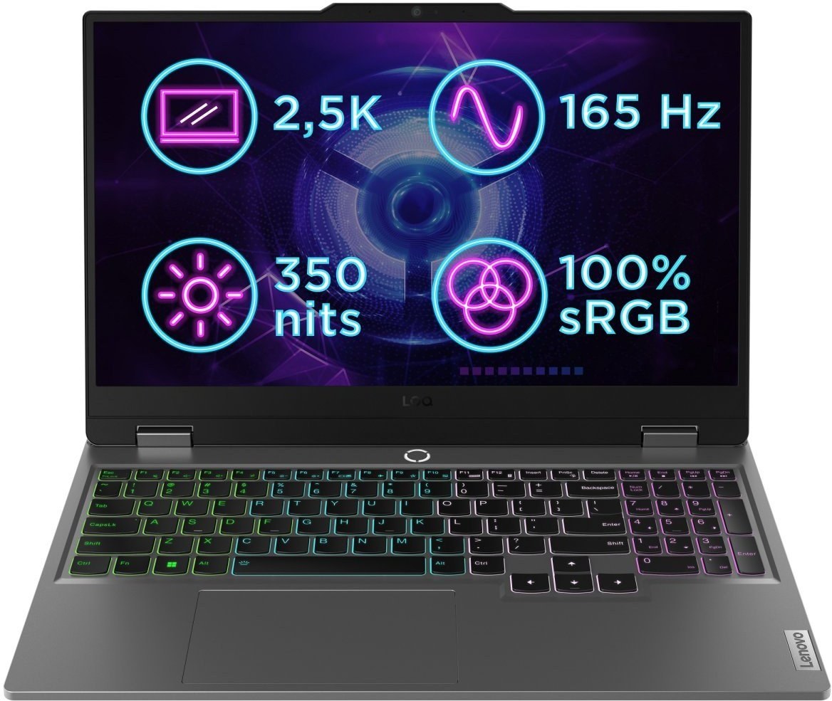 Lenovo LOQ 15IRX9, 83DV006LCK, sivý - notebook