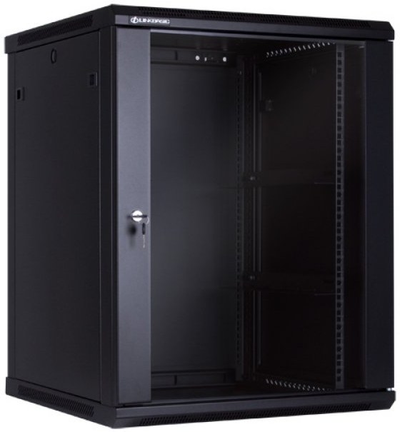 Linkbasic WCB15-66-BAA-C, závesný rack, 19", 15U, čierny | VÝPREDAJ