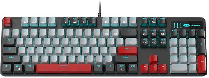 MageGee MK-STORM, Herná mechanická klávesnica, čierno-sivá