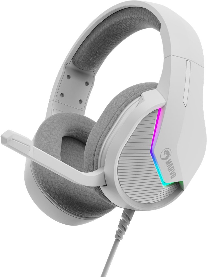 Marvo H8618, slúchadlá s mikrofónom, biele | Datacomp.sk