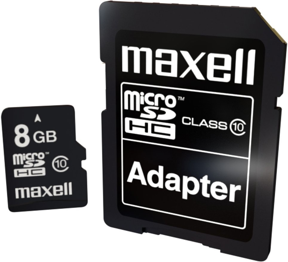 Maxell microSDHC 8GB + adaptér | VÝPREDAJ | Datacomp.sk